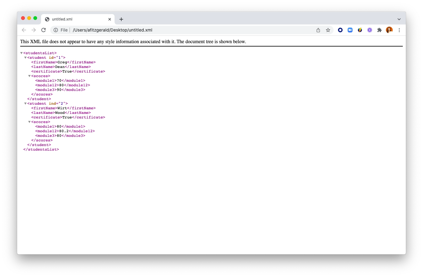 Are Used In Xml Files To Describe Data Items
